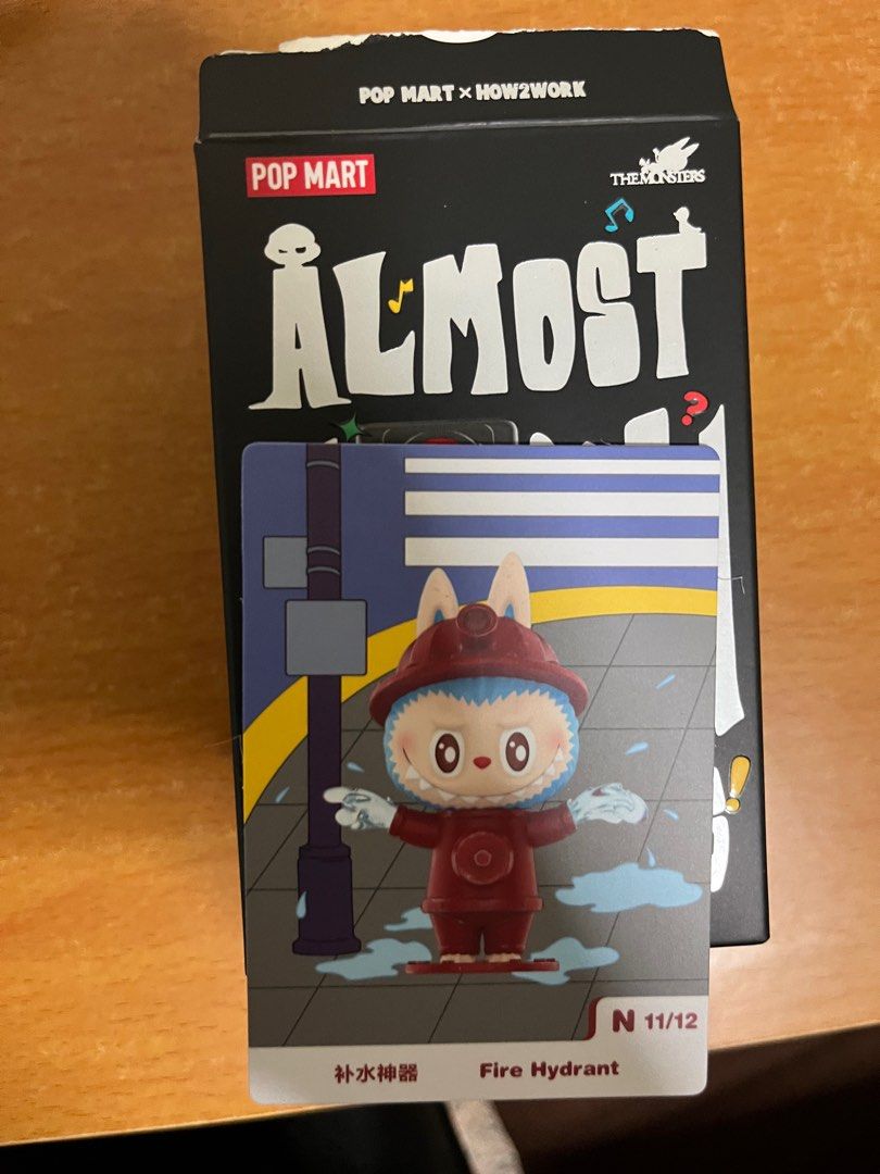 POPMART THE MONSTERS Almost Hidden Series - Fire Hydrant, Hobbies ...