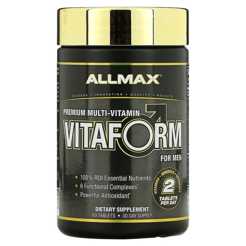 [Premium Multi Vit For Men] EXPIRY 2024 Allmax Vitaform 60 Tablets 30 ...