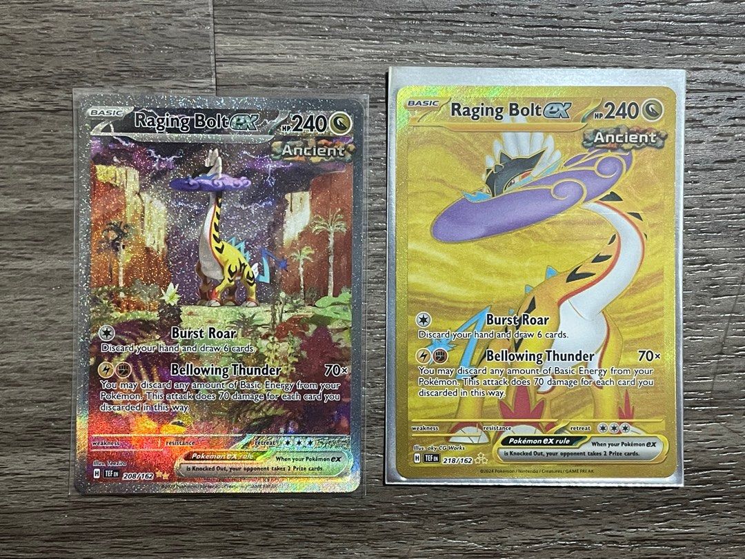 #Raging bolt ex SIR #Raging bolt ex Gold - Scarlet & Violet: Temporal ...