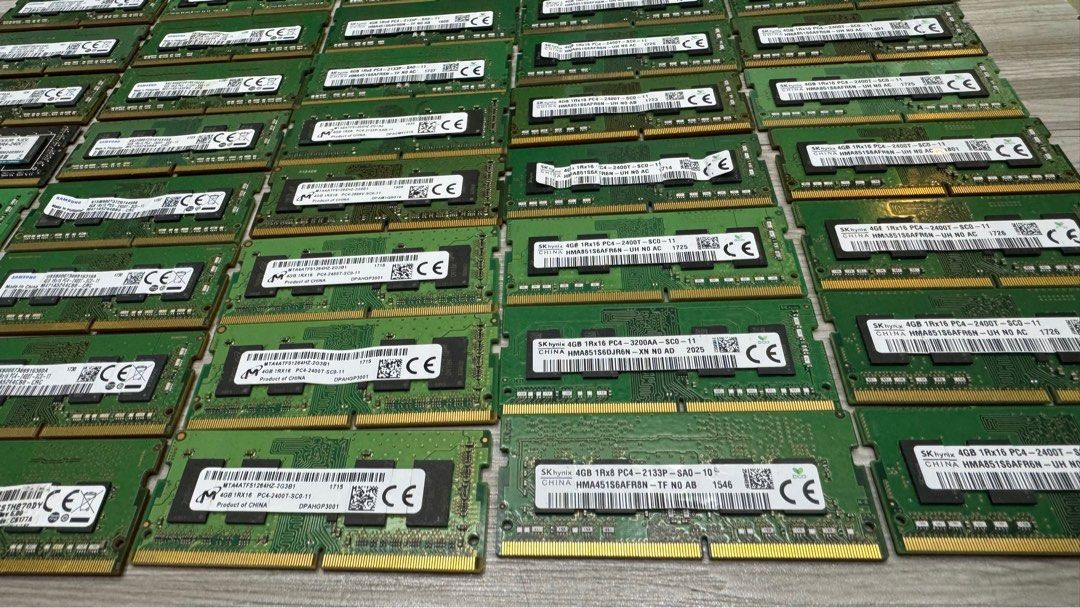Ram DDR 3L 12800s Ram DDR4 (2400T), Computers & Tech, Parts ...