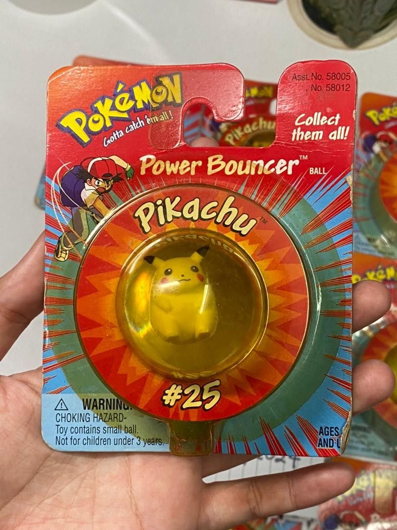RARE Vintage Pokemon Pikachu Power Bouncer Ball, Hobbies & Toys, Toys ...