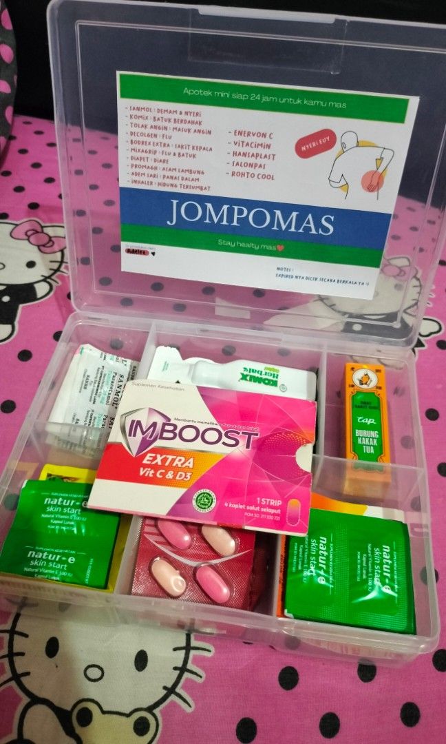 READY Apotek mini box ( hadiah untuk pasangan, sahabat, temen atau ...