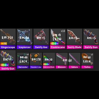 [READ DESC] roblox mm2 chroma boneblade, Video Gaming, Gaming ...