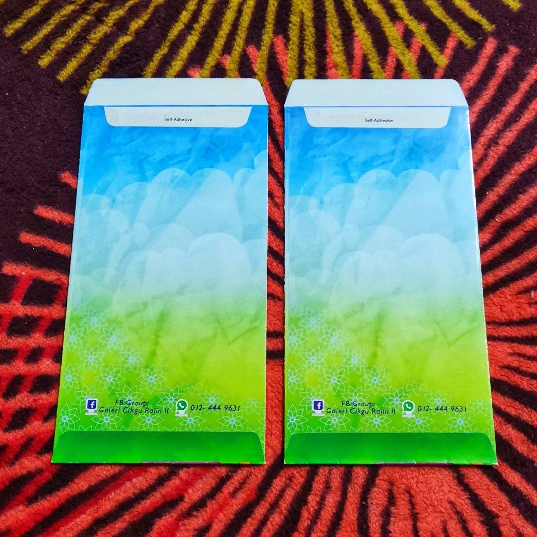 Sampul Raya KPM (Motif Kartun), Hobbies & Toys, Stationery & Craft ...