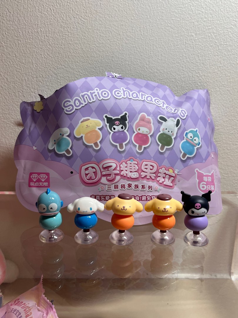 Sanrio dango beans blind bag figurine (hangyodon, cinnamoroll ...