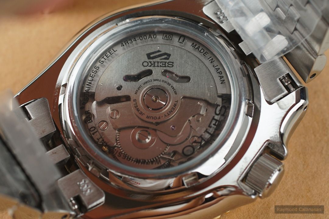 Seiko SSK021 SKX GMT Dark Grey-Gold US Exclusive, Men's Fashion ...