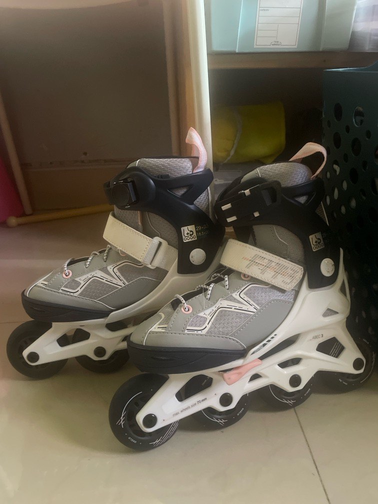 Sepatu Roda OXELO FIT 3 Uk. 29-32 anak, Olah Raga, Perlengkapan ...