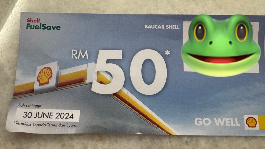 SHELL VOUCHER RM30/50, Tickets & Vouchers, Store Credits on Carousell