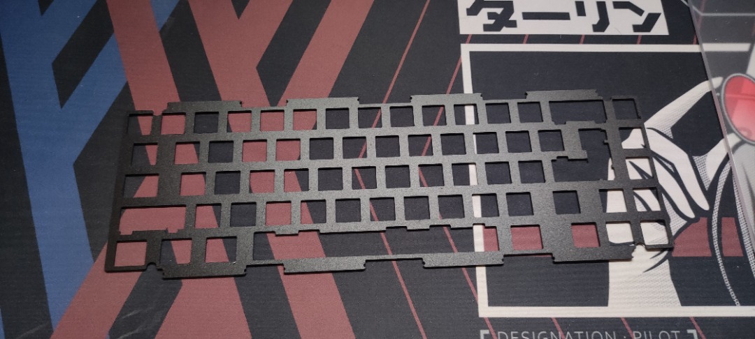 SingaKBD Kohaku 65% Custom Keyboard O-ring Plate, Computers & Tech ...