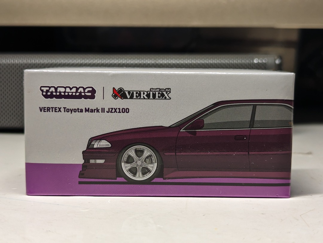 Tarmac Works Global 64 VERTEX Toyota Mark II 1/64 JZX100 Purple ...
