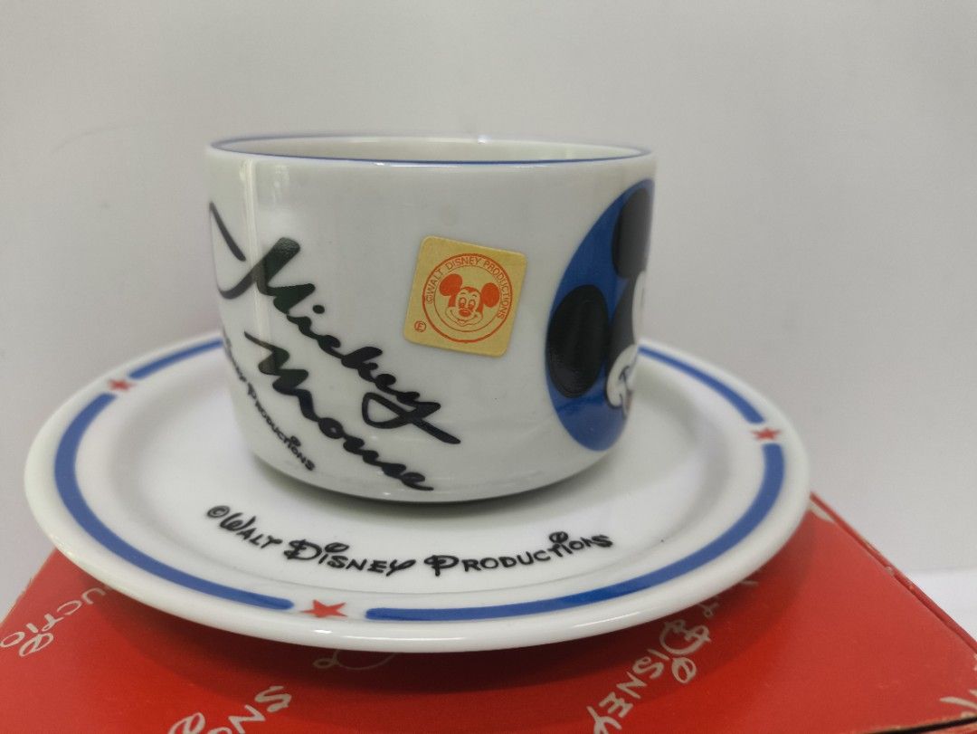 Vintage Sango China Japan x Disney Mickey & Minnie Ceramic Cup and ...