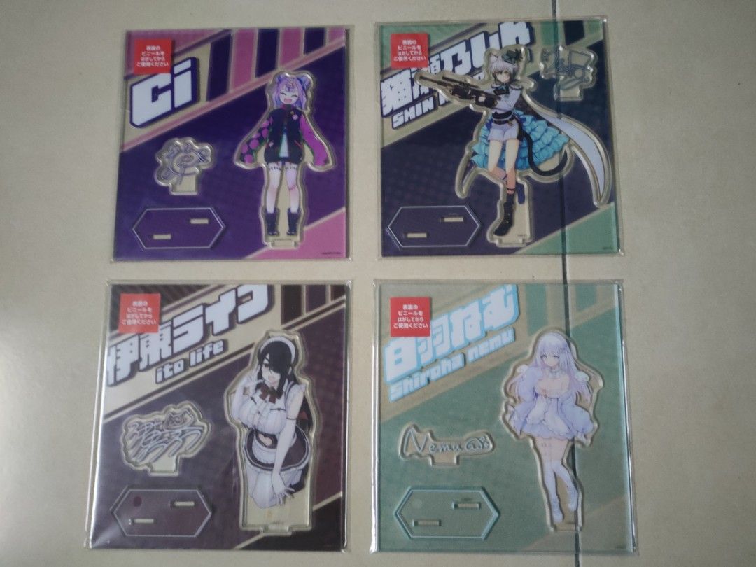 Vtuber Acrylic Stand, Hobbies & Toys, Collectibles & Memorabilia, Fan ...