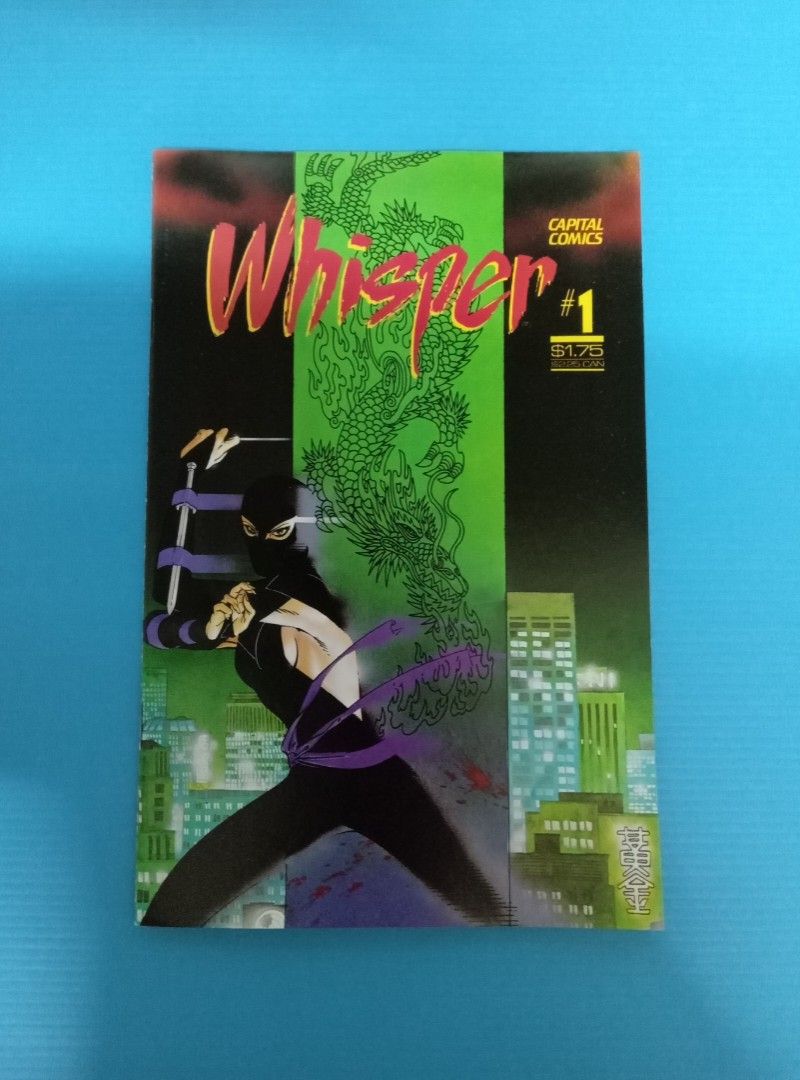 Whisper #1 ( Michael Golden ! - Cover Art ) Capital Comics, BRONZE Age, Hobbies & Toys, Books ...