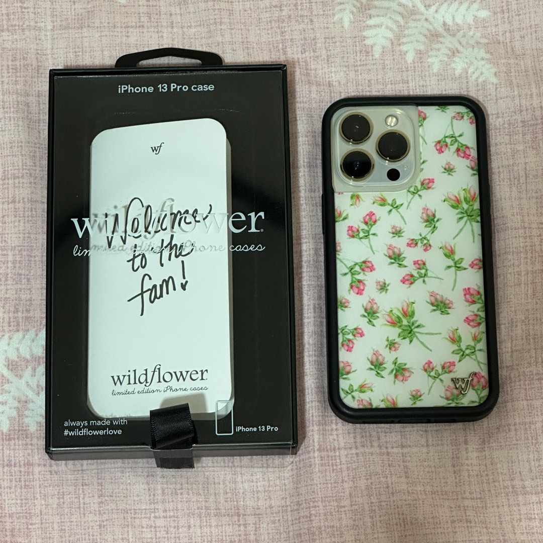 WILDFLOWER PINK POSIE ROSIE IPHONE 13 PRO CASE, Mobile Phones & Gadgets ...
