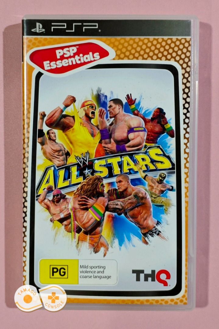 WWE All Stars - [PSP Game] [ENGLISH Language], Video Gaming, Video ...