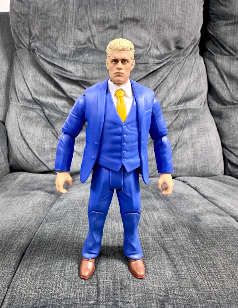 WWE Mattel basic Cody Rhodes in Suit, Hobbies & Toys, Toys & Games on ...