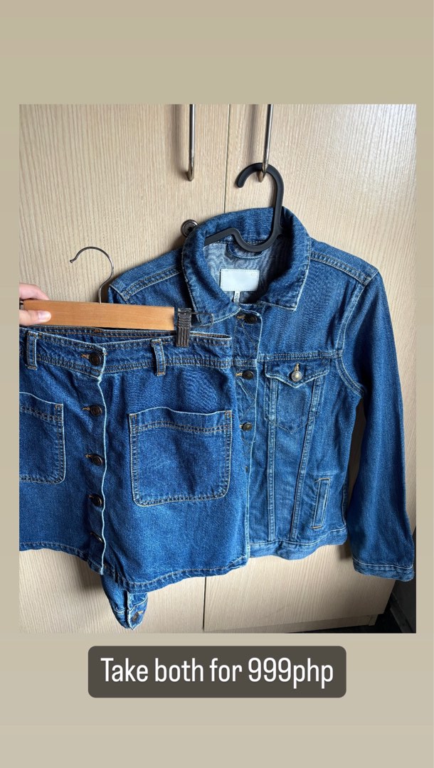 Zara denim set, Women's Fashion, Dresses & Sets, Sets or Coordinates on ...