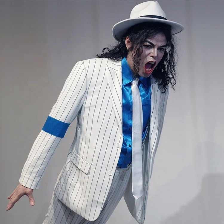 179cm Michael Jackson Smooth Criminal Life Size Wax Figure Statue ...