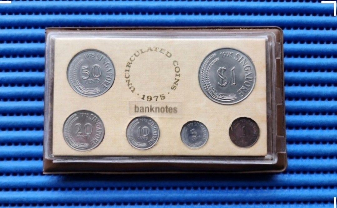 1975 Singapore Uncirculated Coin Set ( 1 Cent, 5, 10, 20, 50 Cents & $1 Coin ), Hobbies & Toys ...