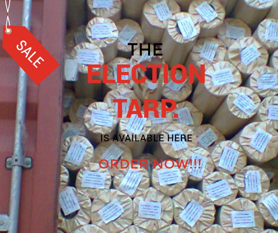 8OZ ELECTION TARP, Everything Else, Others on Carousell