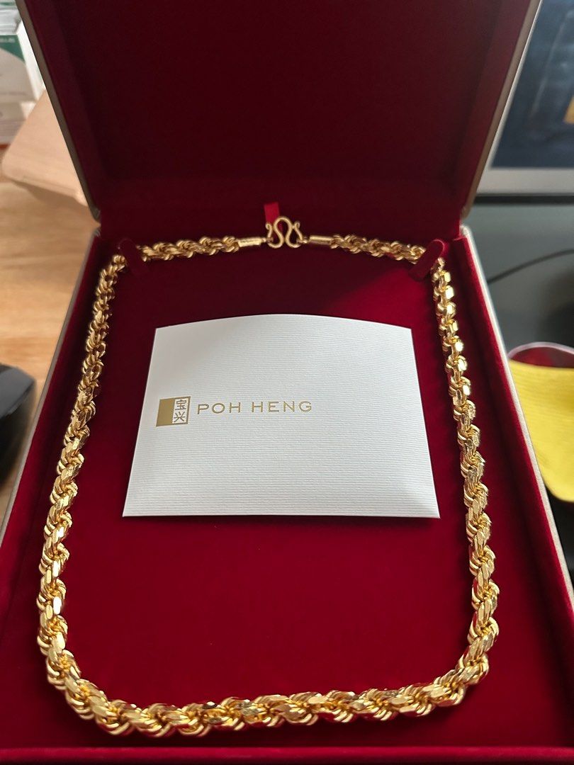999 Poh Heng Necklace for sale ( NOT 916), Luxury, Accessories on Carousell