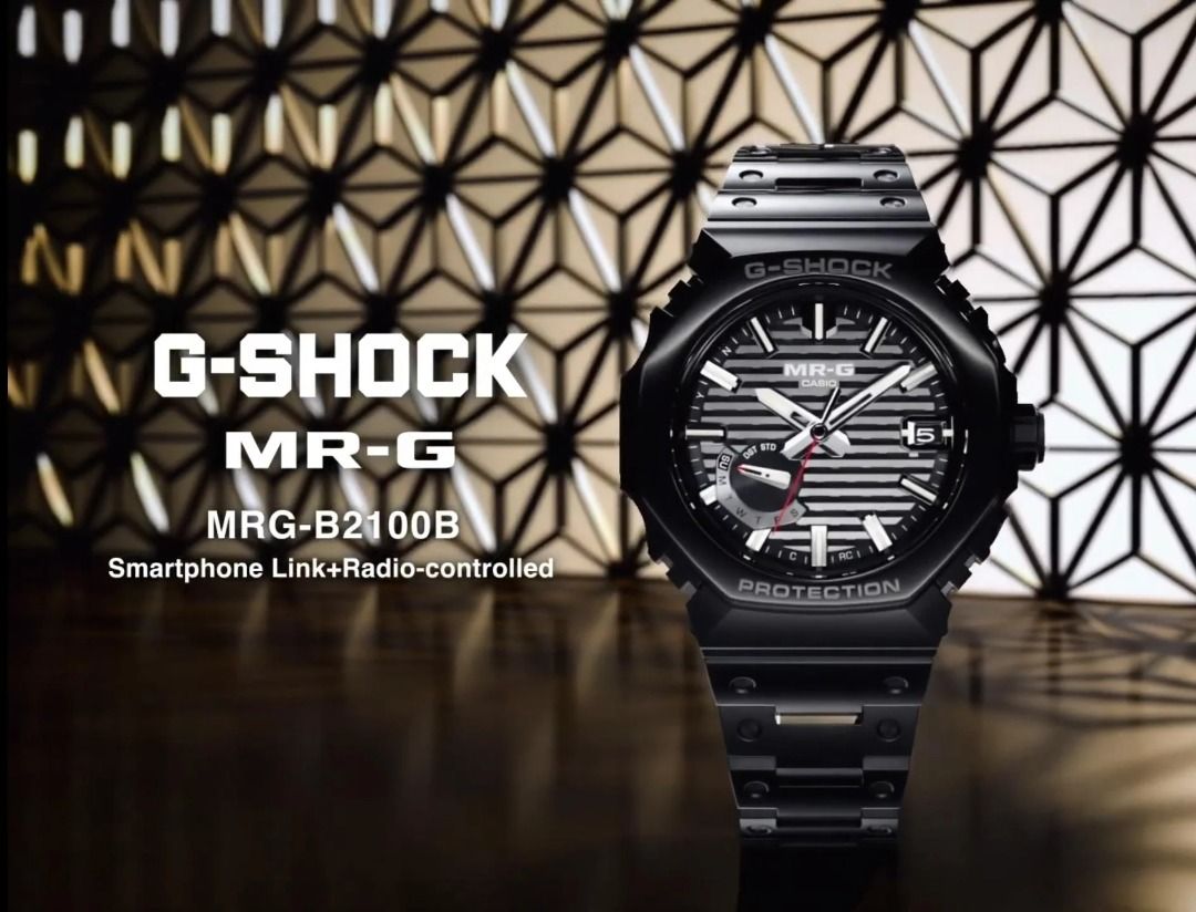 現貨 佐敦門市 100% 全新 Casio G-Shock 農家橡樹 Casioak MRG-B2100B-1A MRG-B2100B MRG-B2100 MR-G 2100 Black 黑色 ...