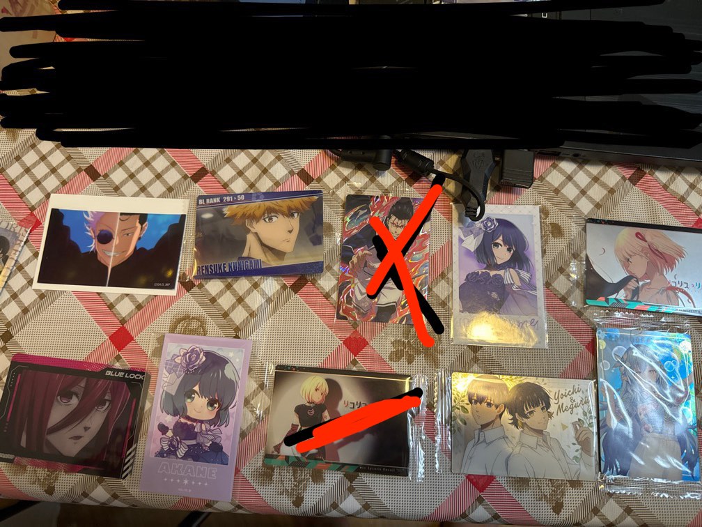 咒術迴戰 Blue lock 藍色監獄 我推的孩子 Lycoris Recoil 莉可麗絲 hololive 餅卡 卡 相卡, 興趣及遊戲 ...