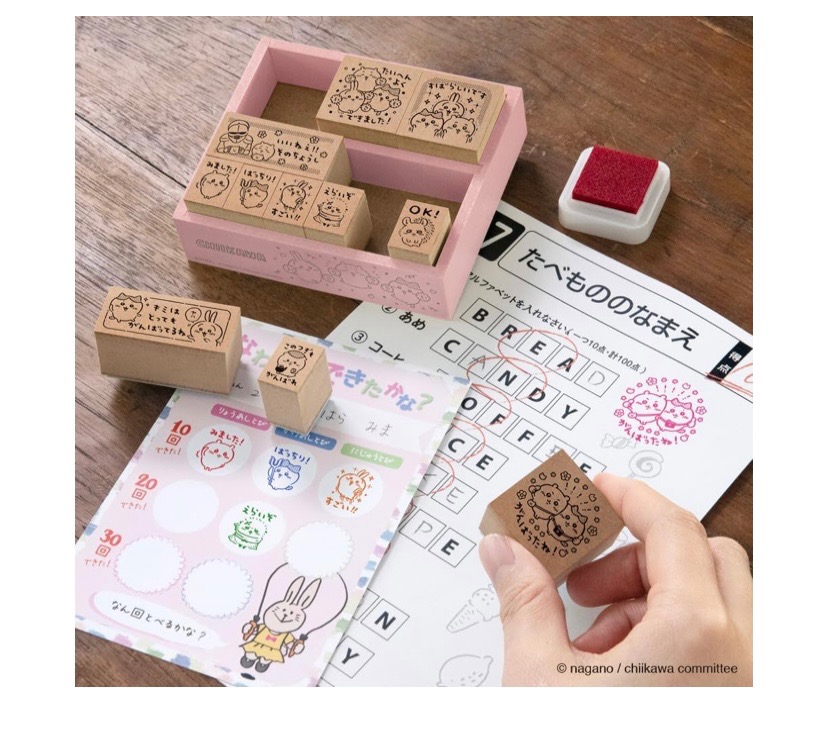 日本製 Chiikawa 印仔 BEVERLY 印章 木制 SDH-127, 興趣及遊戲, 手作＆自家設計, 文具及工藝 - 畫作及印刷品 - Carousell