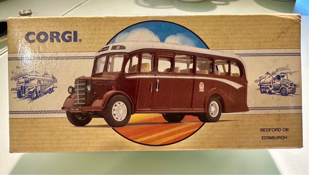 代友放售 Corgi Bedford OB Edinburgh Bus 模型巴士, 興趣及遊戲, 玩具 & 遊戲類 - Carousell