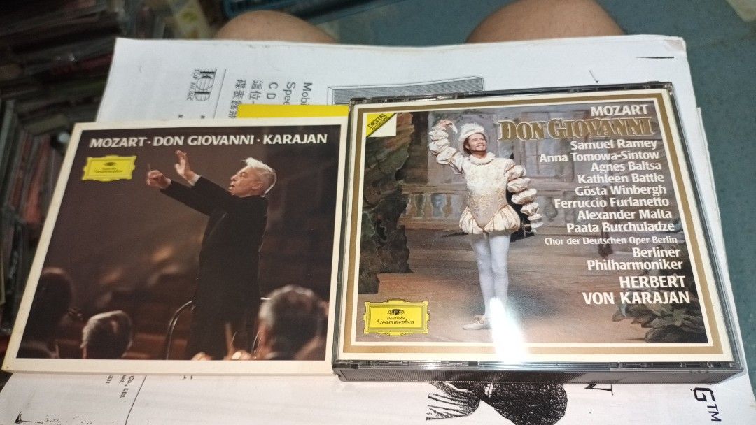 古典名盤 Mozart - Samuel Ramey, Anna Tomowa-Sintow, Agnes Baltsa, Karajan – Don Giovanni 日本天龍濛字版 3 ...