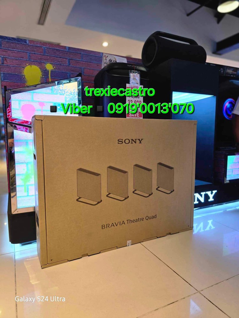 📣 SONY BRAVIA HOME THEATER QUAD 504W 4.0.4 Ch Dolby Atmos Wireless ...