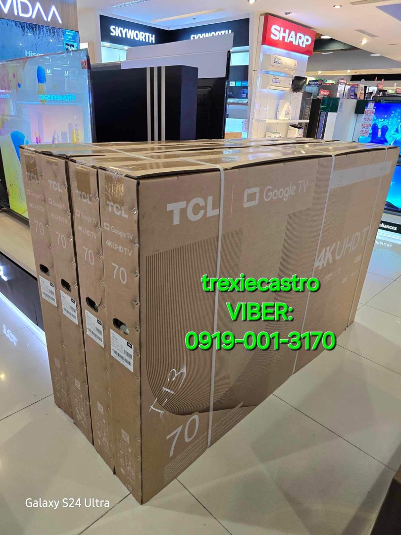 ️ TCL GOOGLE TV 2024 MODEL 70” 70P655 Brandnew and Sealed ️, TV & Home ...