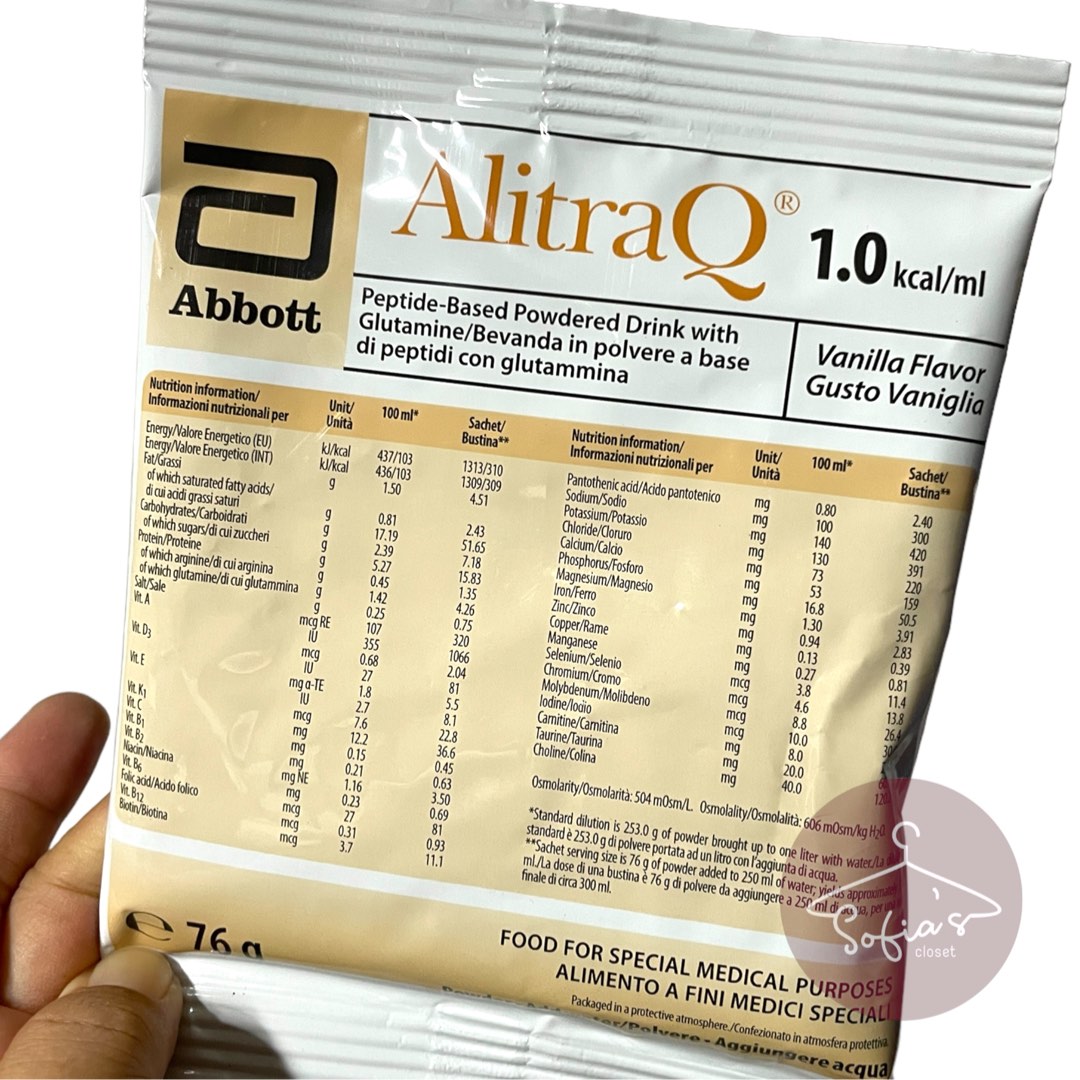 Abbott AlitraQ Sachet, Food & Drinks, Packaged & Instant Food on Carousell