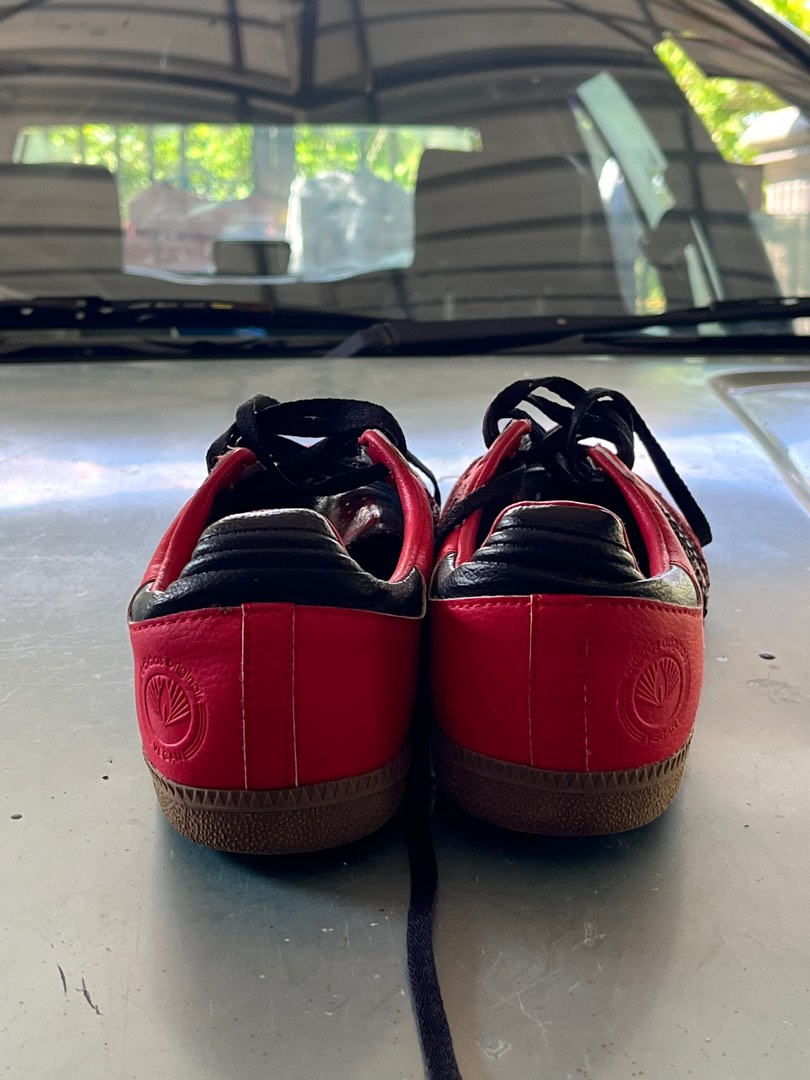 Adidas samba red version, Men's Fashion, Footwear, Casual shoes on ...
