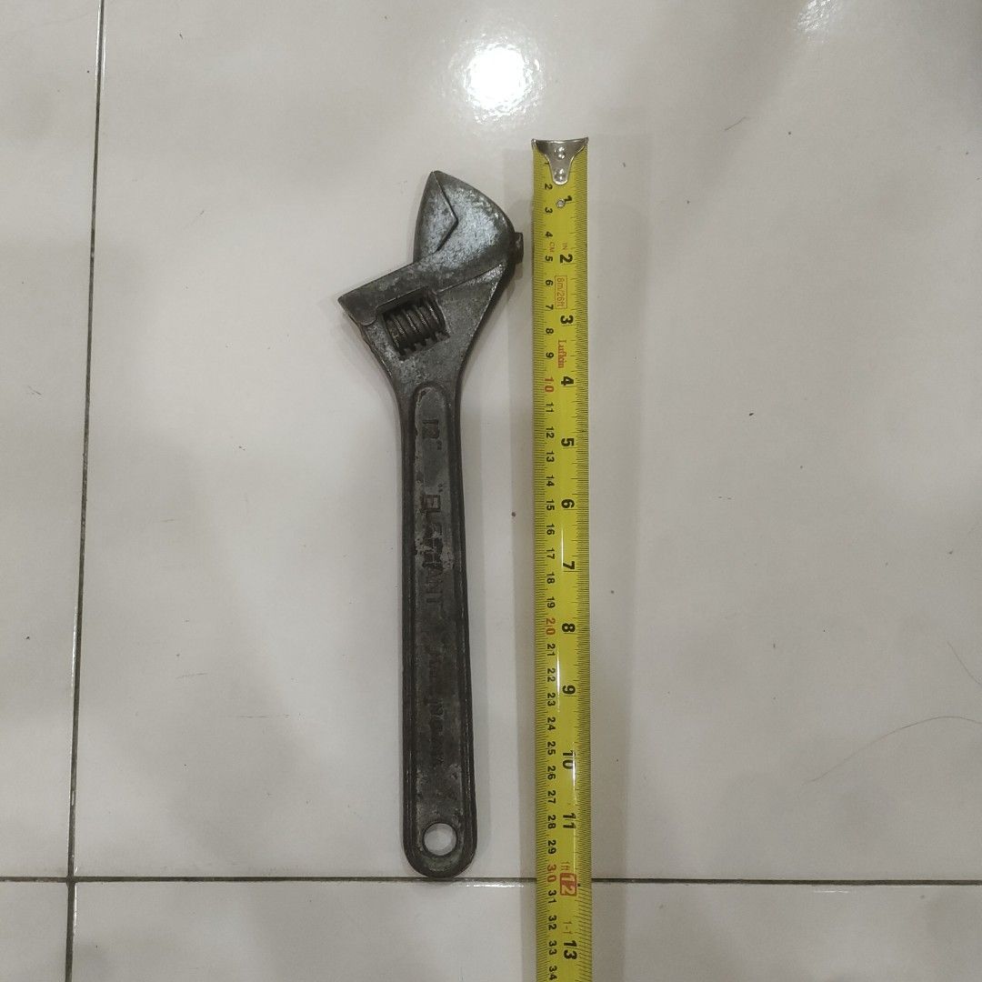 Adjustable wrench switch spanner 12 inch, Furniture & Home Living, Home ...