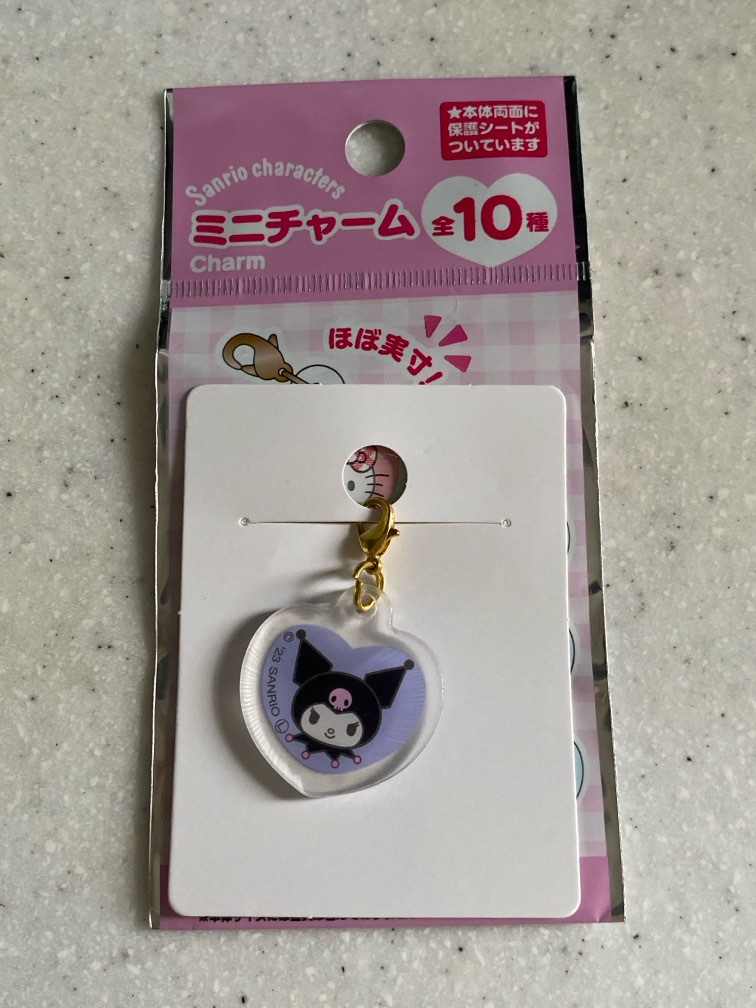 Aeon Sanrio charm Kuromi 盲抽 換cinnamoroll, 興趣及遊戲, 收藏品及紀念品, 明星周邊 - Carousell