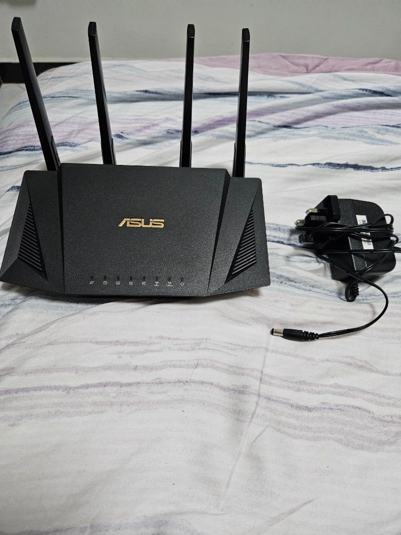 ASUS AX3000 Dual Band Wi-Fi Router RT-AX58U V2, Computers & Tech, Parts ...
