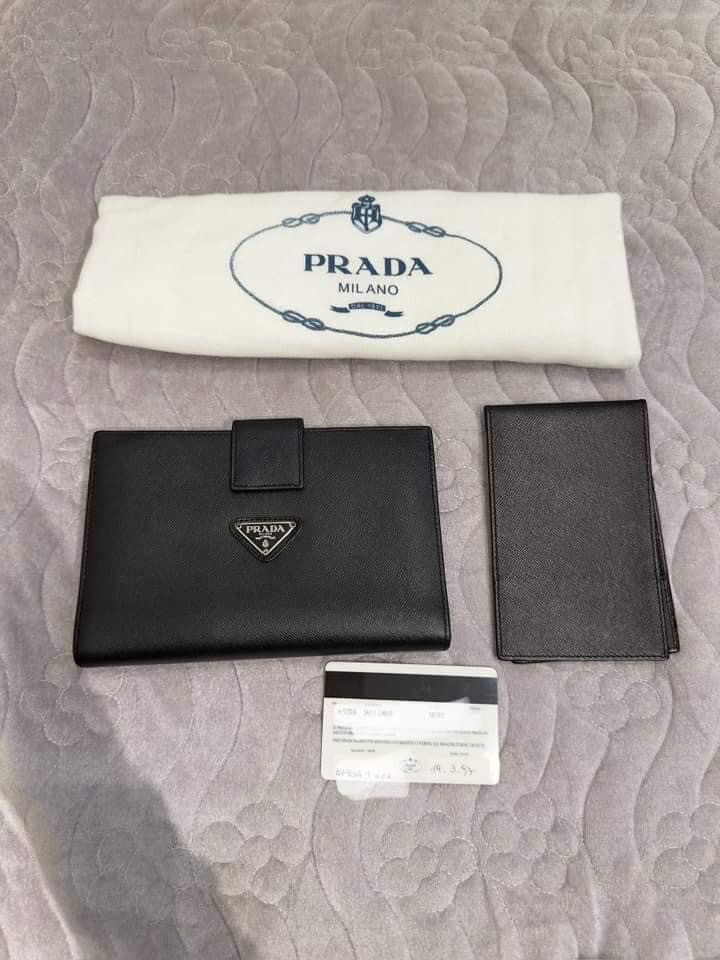 Authentic Prada Bifold Wallet, Luxury, Bags & Wallets on Carousell