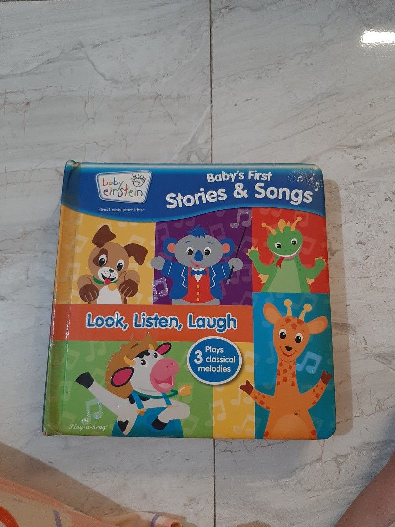 Baby's first stories & songs baby einstein, Buku & Alat Tulis, Buku ...