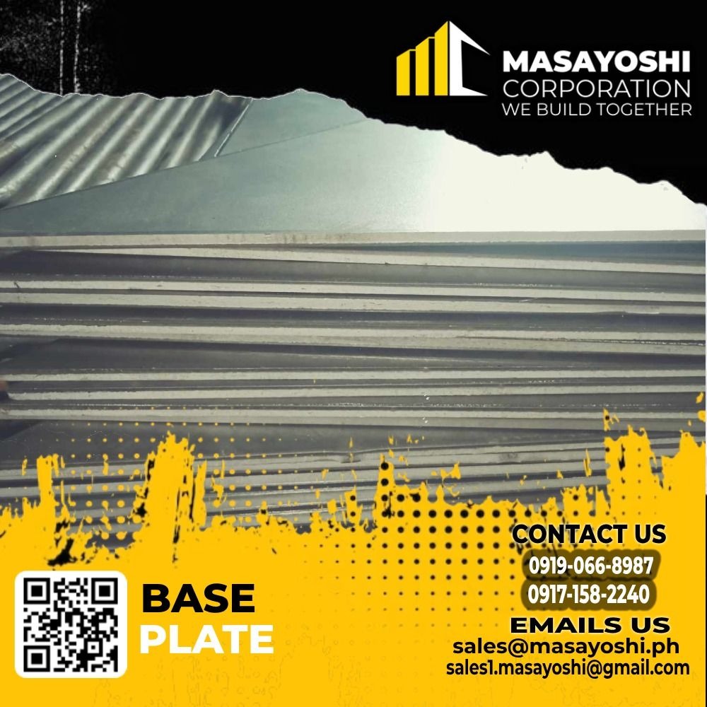 Baseplate 1200min X2400 mm X 10mm THK, Anchor Bolt, Stiffener, Deformed ...