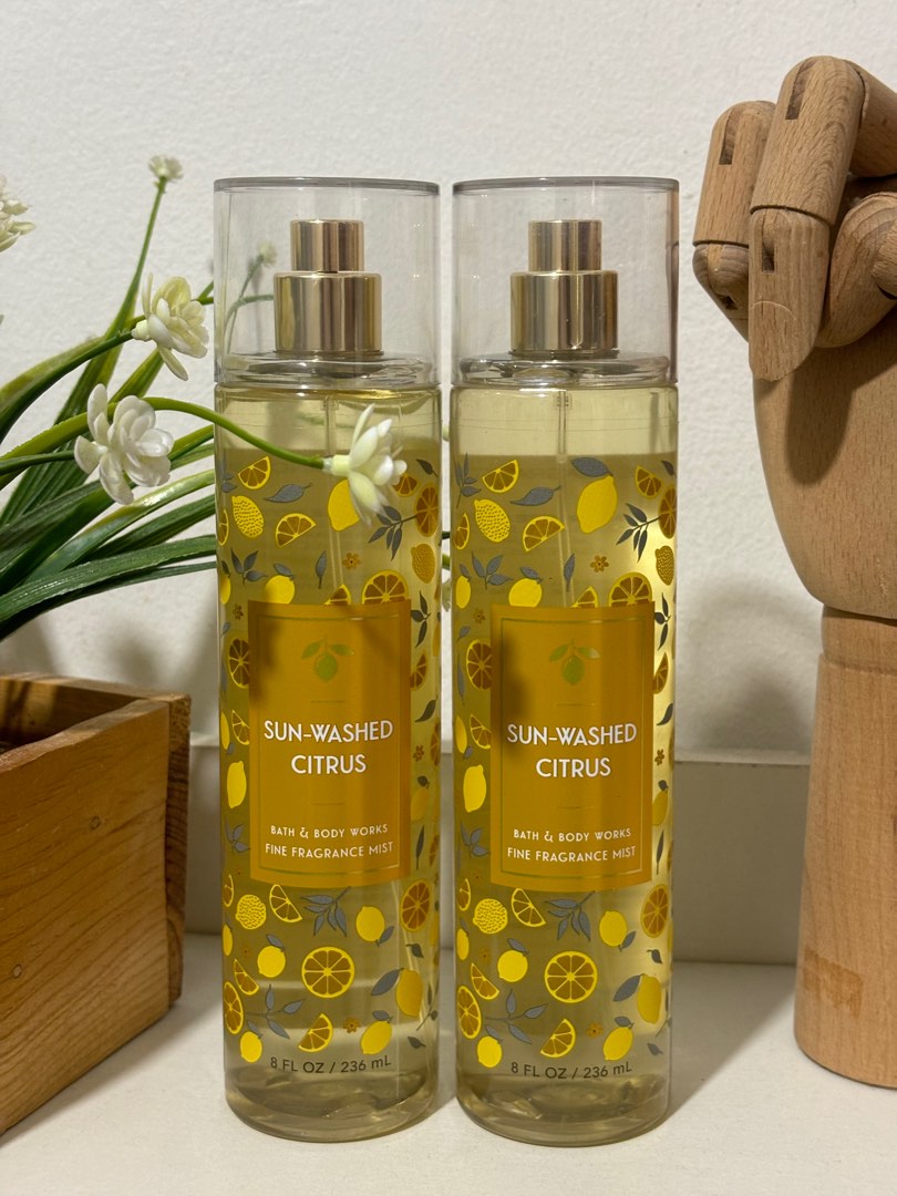 Bath & Body Works Sunwashed Citrus Fragrance Mist, Beauty & Personal ...