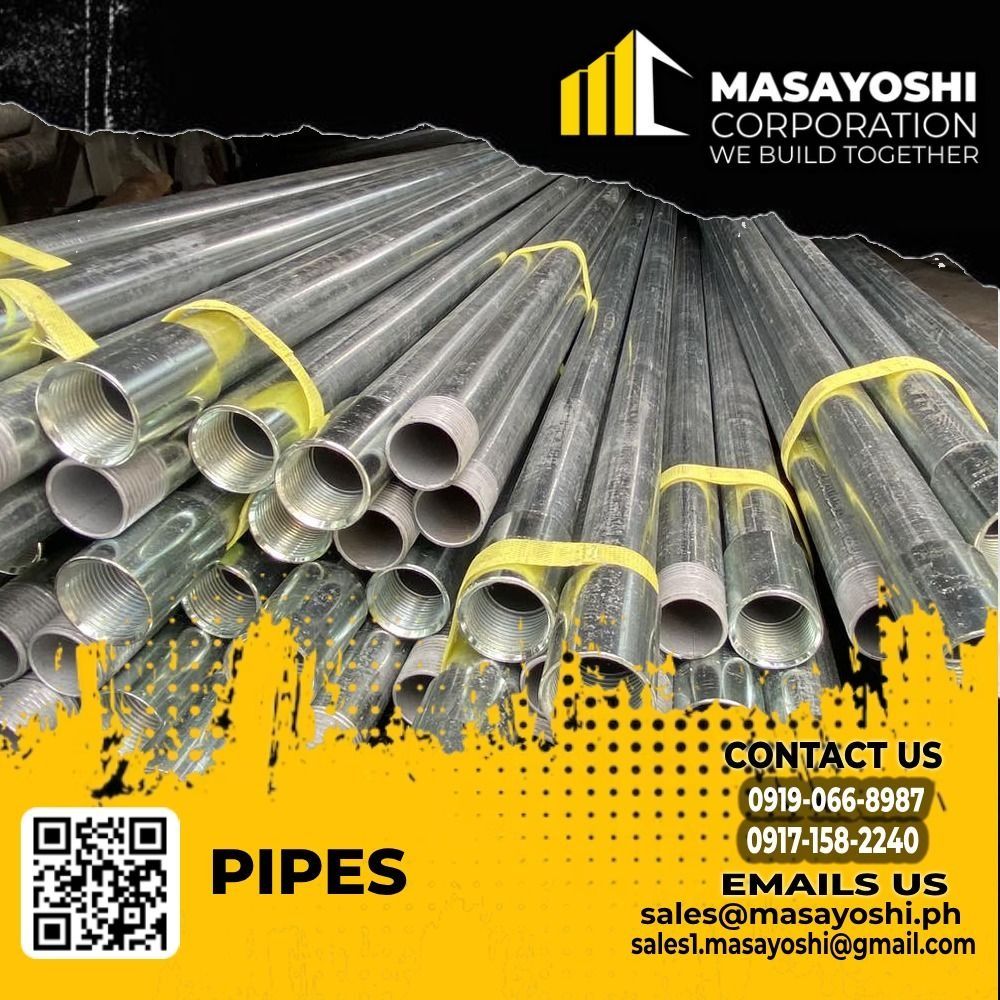 BI Pipe, 4″, Sch40, Welded 6 meters | Steel Pipes | GI Pipe |Masayoshi ...