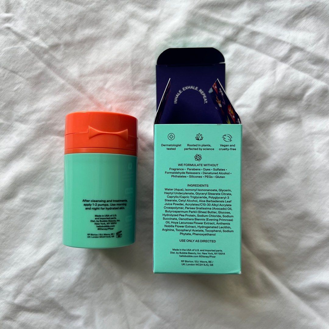 Bubble Skincare x Inside Out 2 Slam Dunk Hydrating Facial Moisturizer ...