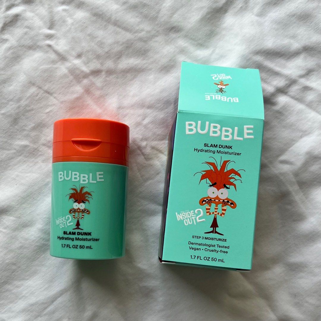 Bubble Skincare x Inside Out 2 Slam Dunk Hydrating Facial Moisturizer ...