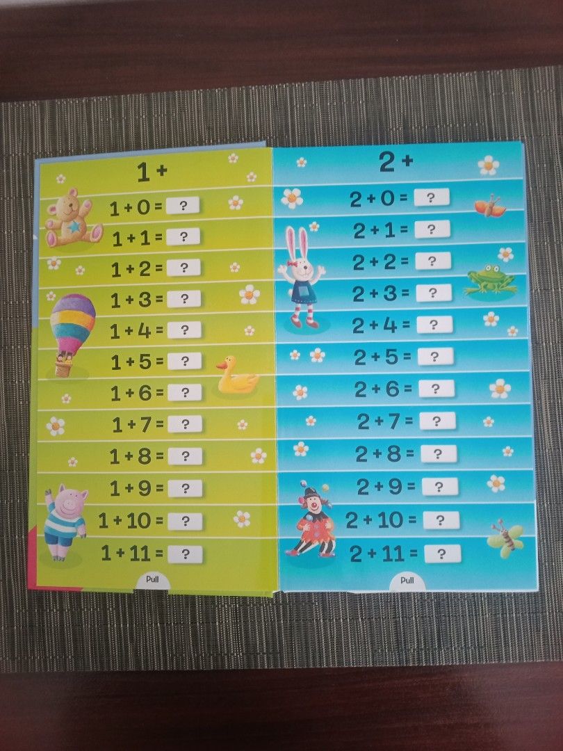 Buku hitungan Let's Learn Adding Up! Pull-the-Tab BK-EK-530, Buku ...