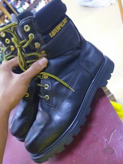 Authentic Caterpillar Waterproof Leather Boot, Men's Fashion, Footwear ...