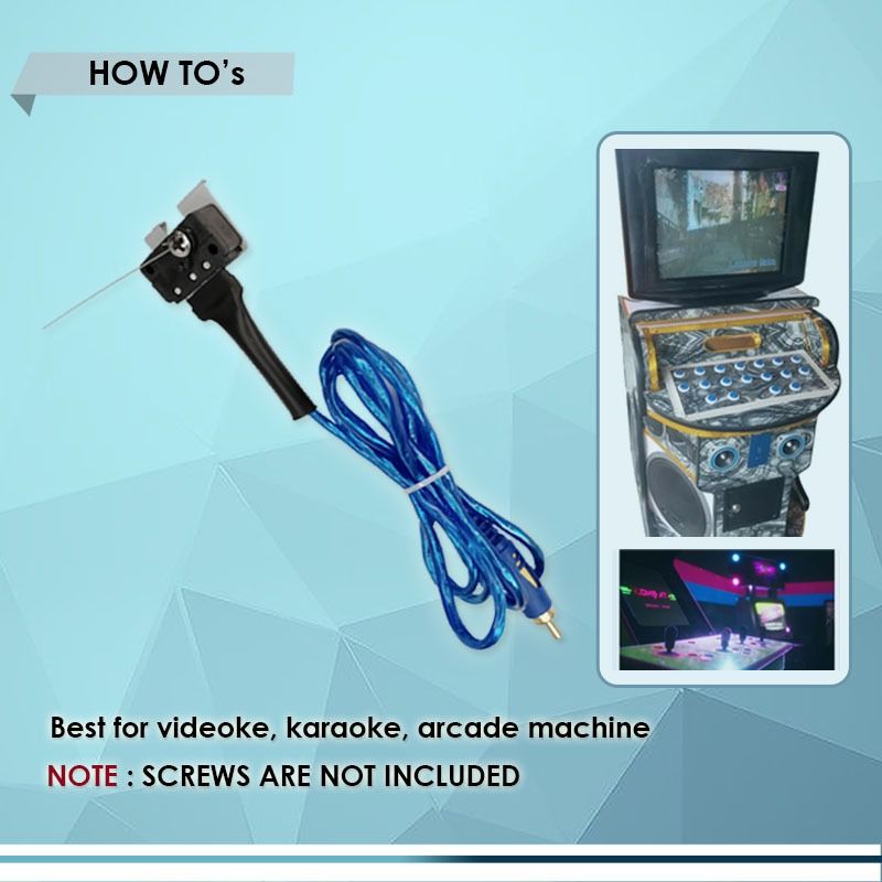 COIN SWITCH with 1-meter RCA MALE CABLE, BEST FOR VIDEOKE/ ARCADE ...