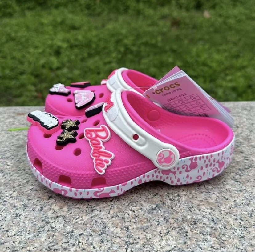 Crocs Barbie Limited Edition Original Onhand, Women's Fashion, Footwear ...