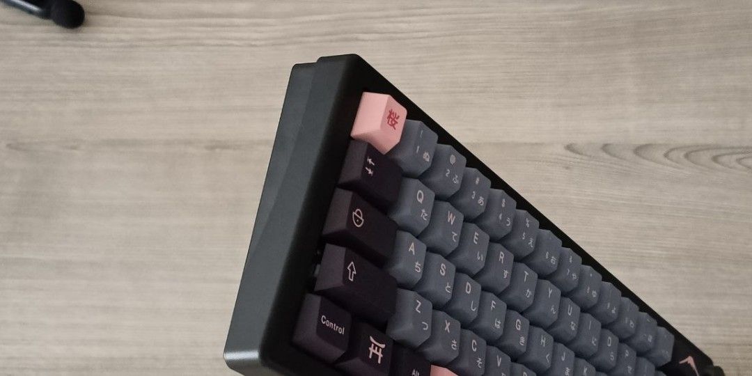 Custom Mechanical Keyboard GMK67 Night Sakura Keycaps Akko Mod ...