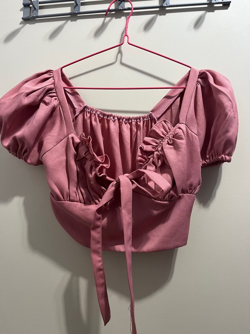 Cute pink top, Women's Fashion, Tops, Other Tops on Carousell